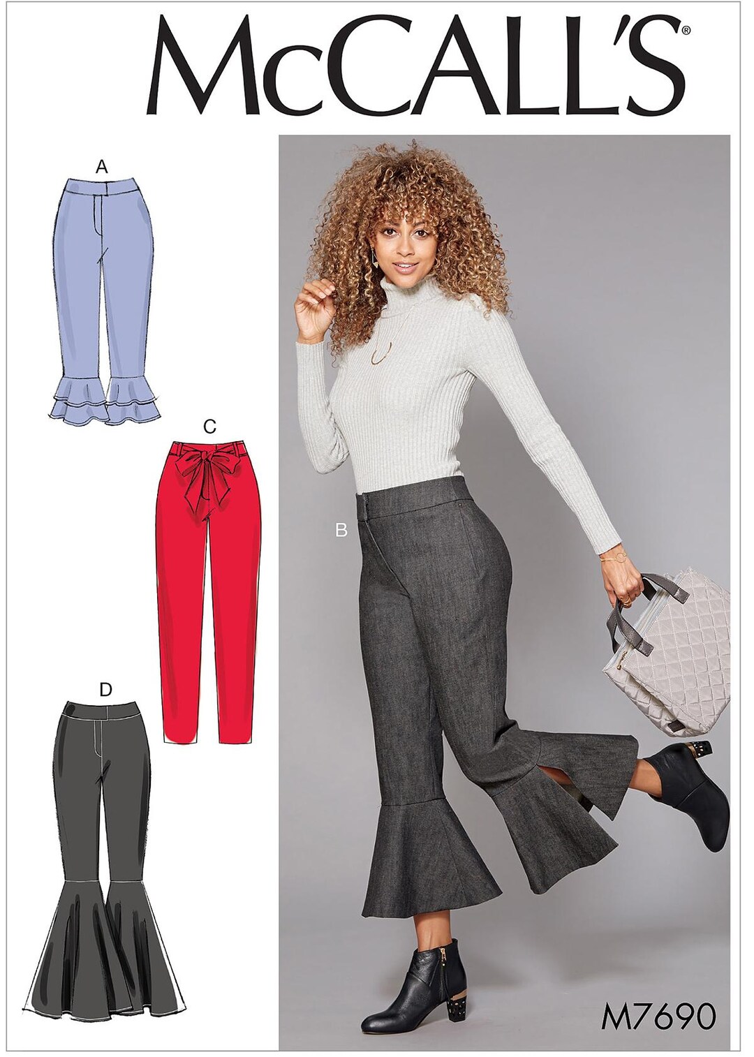 Mccalls 7690 Sewing Pattern Women Pant Size 14 - 22 UNCUT Factory ...