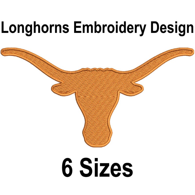 Longhorn Design Texas Svg - Etsy