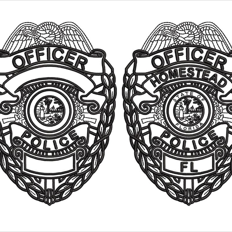 Police Embroidery - Etsy