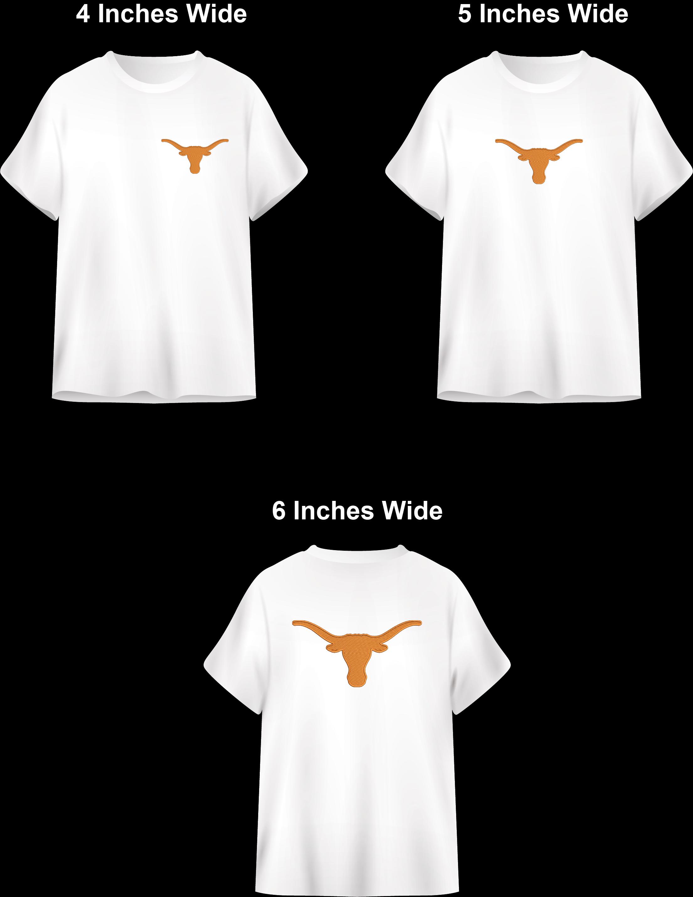 Longhorns Embroidery Design, 6 Sizes - Etsy