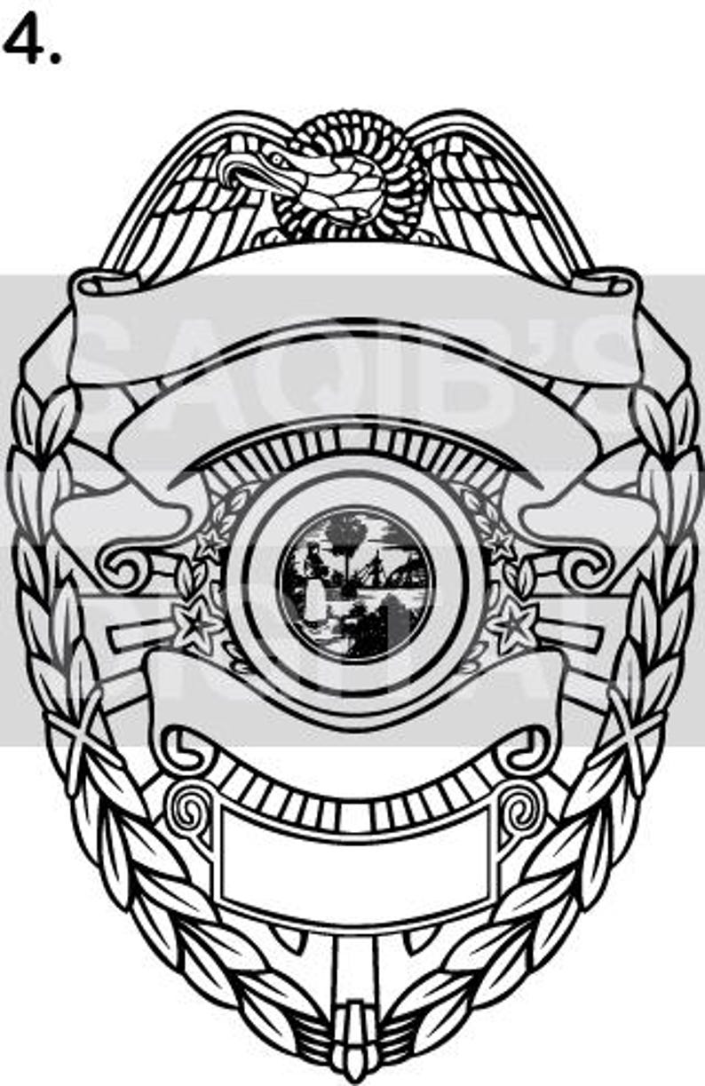 Homestead Police Department Badge Vector File, 4 Versions - Etsy