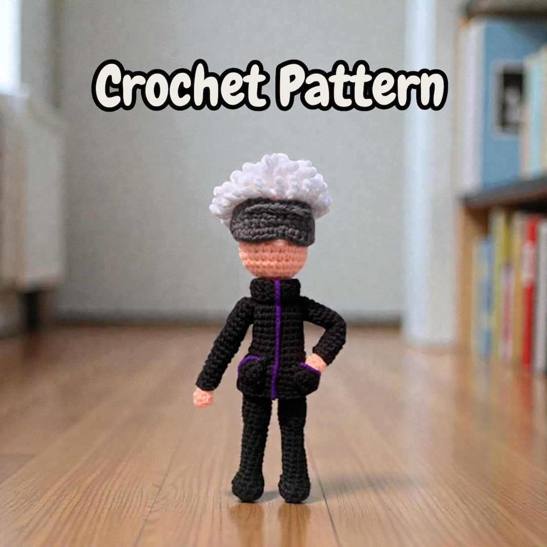 Gojo Satoru Amigurumi Crochet Pattern | Anime Doll PDF - Etsy Australia