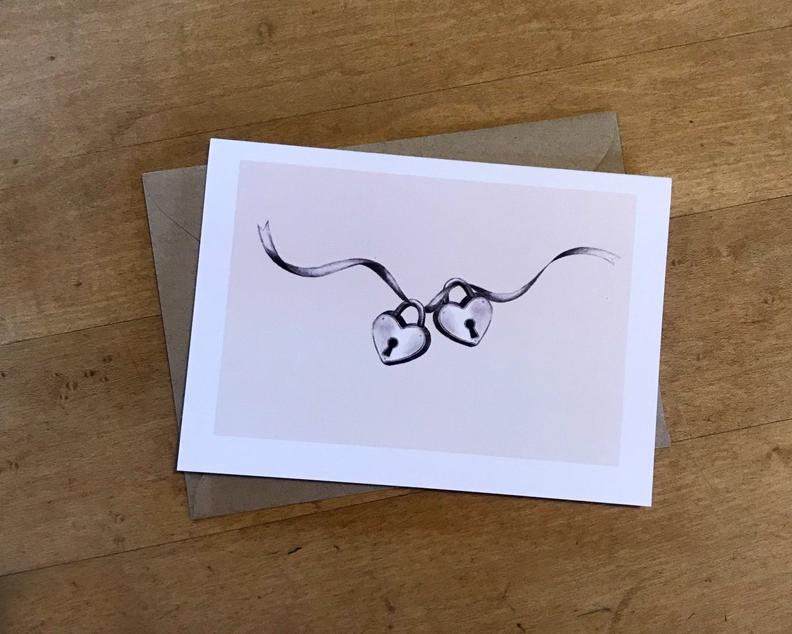 Keys Card Set of 4 - Etsy