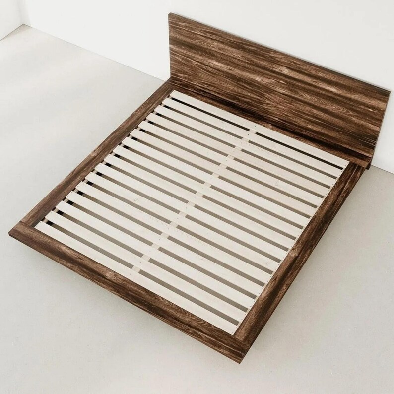 The NEW Cole Bed | Modern Bed Frame With Headboard | Solid Walnut Platform Bed | Minimalist ...