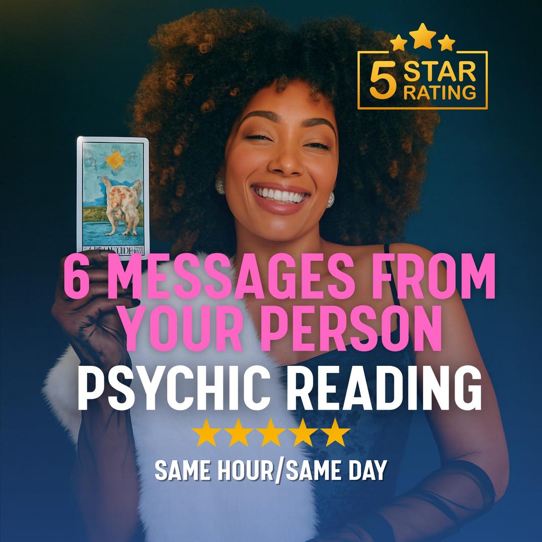 6 Messages From Your Person - Love Psychic Reading, Personalized Love ...