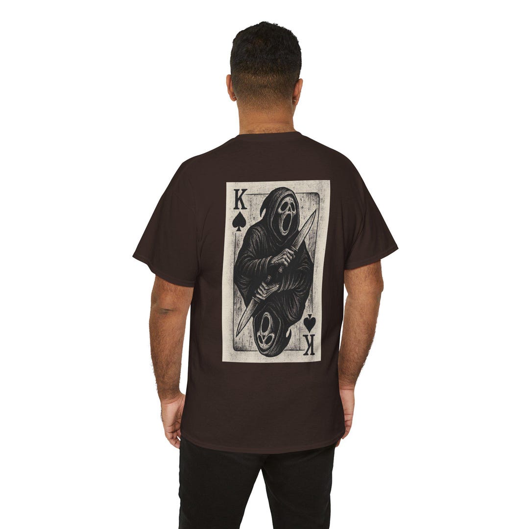 Ghostface King of Spades T-shirt, Horror Graphic Tee - Etsy