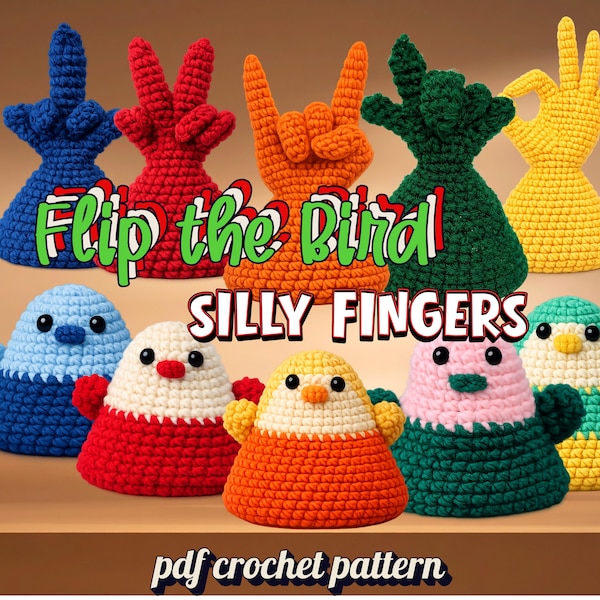 Flip the Bird Crochet Patterns - Etsy