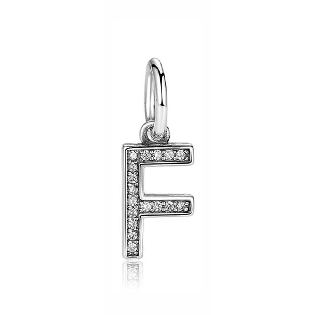 Pandora Sterling Silver Letter F Initial Dangle Charm - Etsy