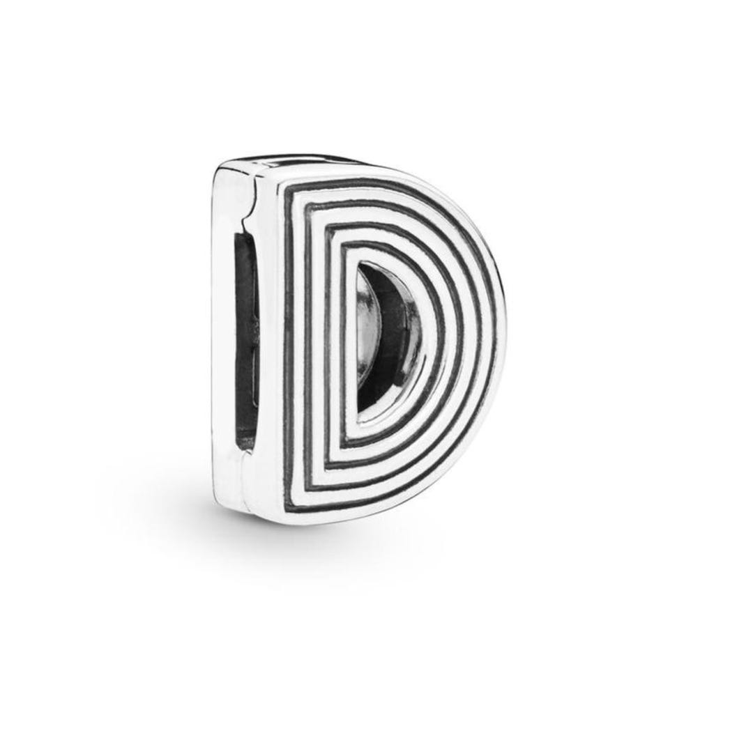 Pandora Alphabet Letter A-z Clip Initial, Symbol Reflexions Charm Ale ...