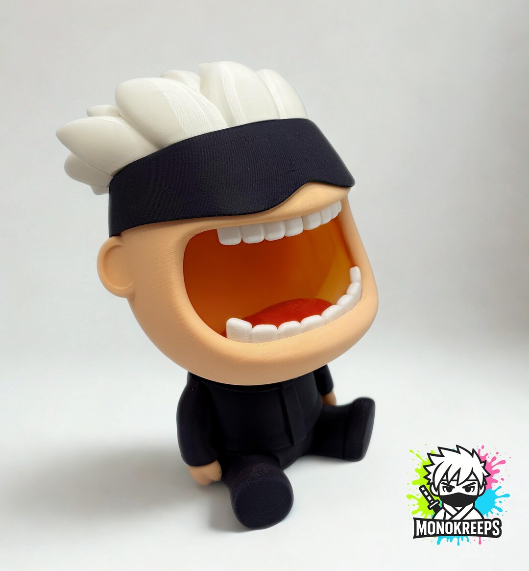 Gojin Anime Candy Bowl: Limitless Vision, Gold Teeth Option, Custom ...