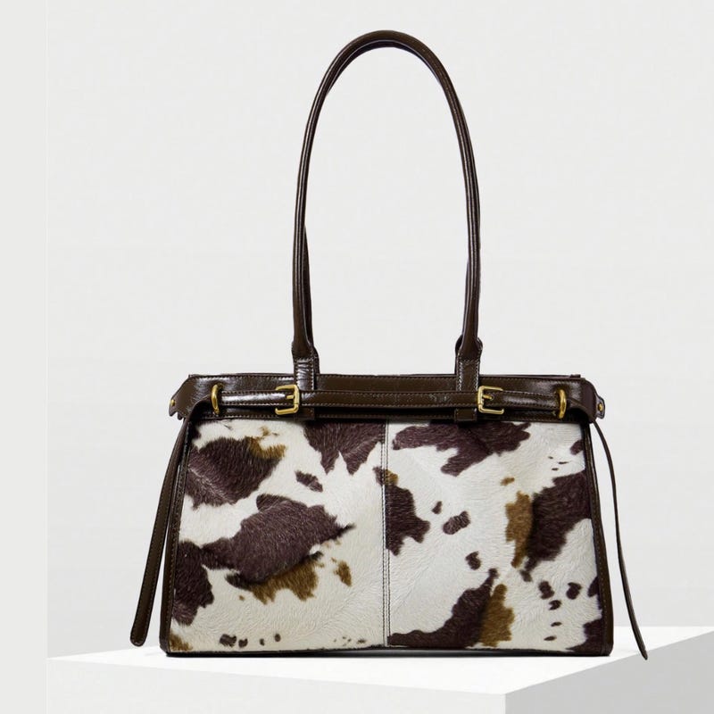 Cow Print Bag - Etsy UK