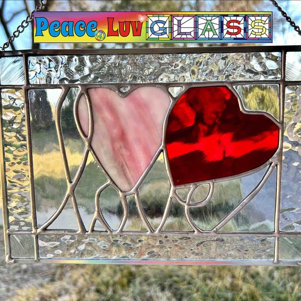 Stained Glass Hearts - Etsy