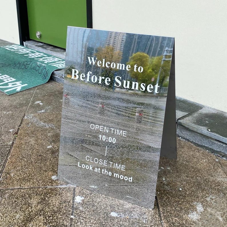 Custom A-frame Advertising Sign | Double-sided Metal Board | Outdoor ...