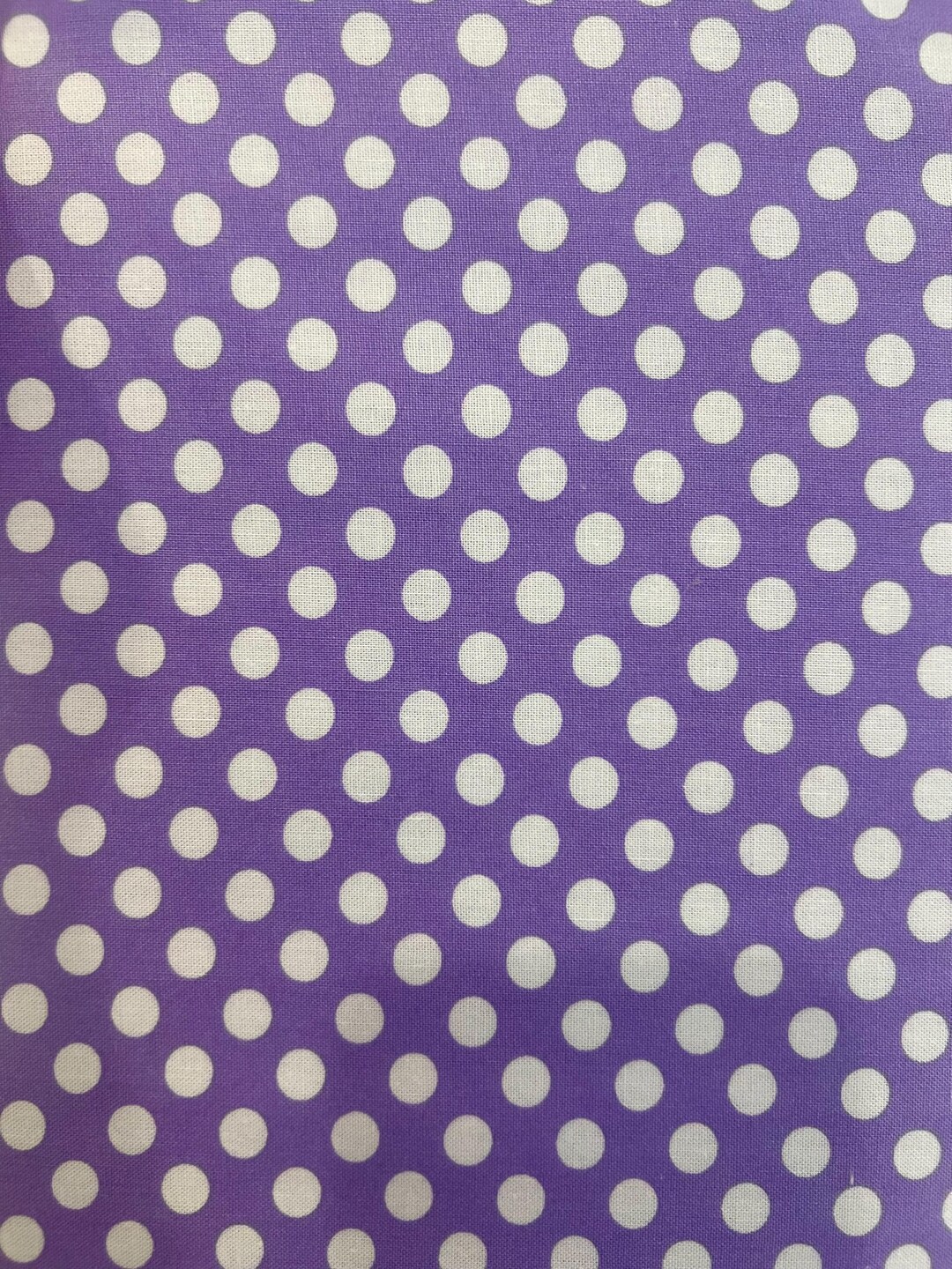 END of BOLT ~~ 30 in ~~ Spot on Purple Dots Fabrics Robert Kaufman ...