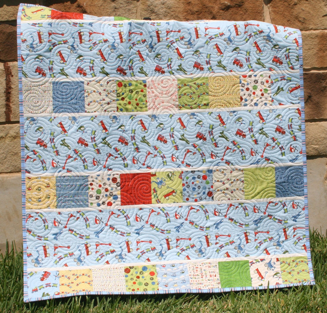 Quick Quilt Pattern, PDF File Moda Charm Pack, Riley Blake Stacker ...