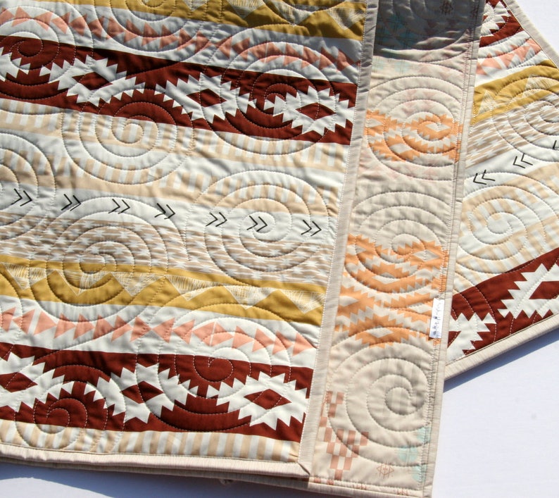 Arizona Quilt Kit Tribal Baby Bedding Blanket Project April - Etsy