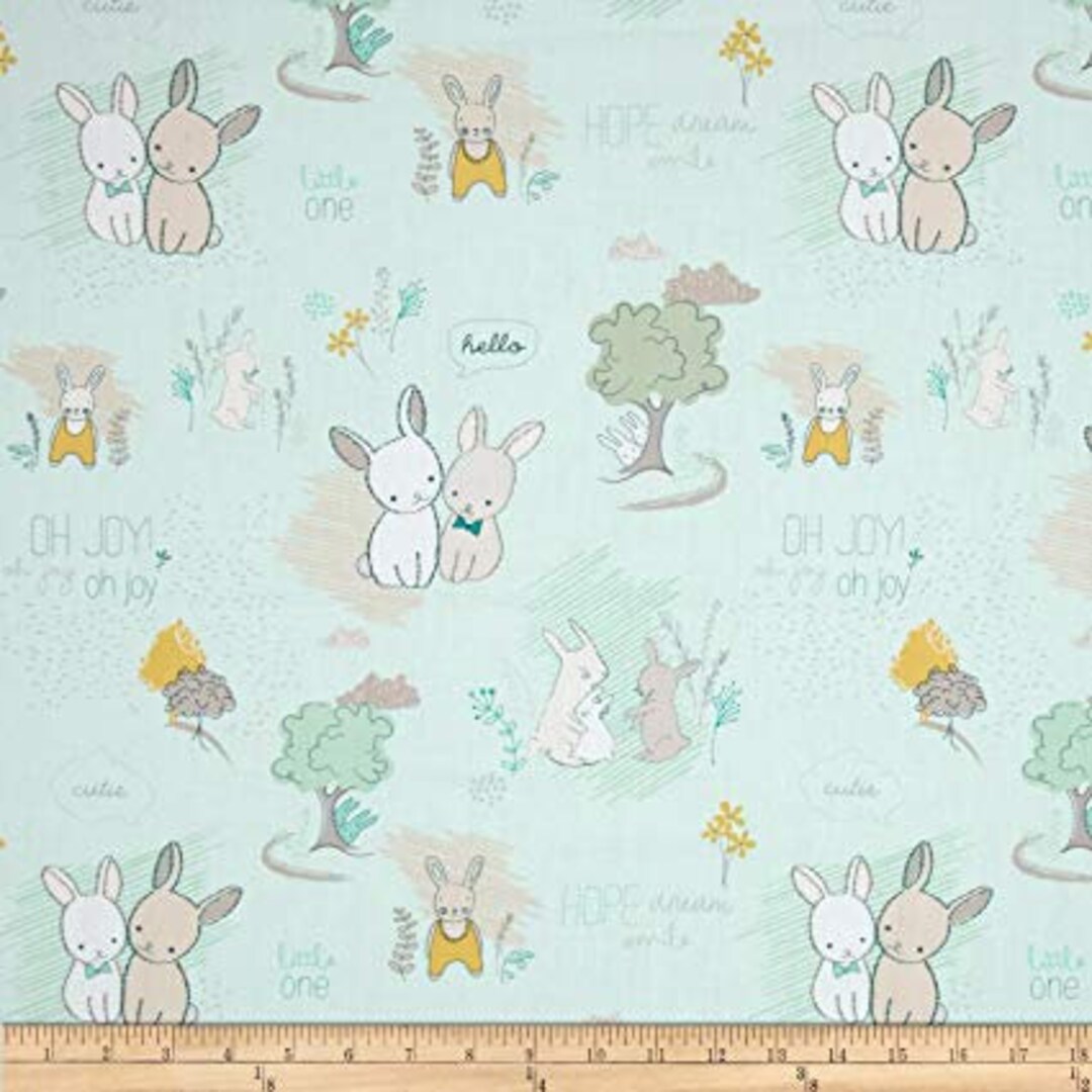 Art Gallery Furry Tales Minty Littlest Collection by Art Gallery ...