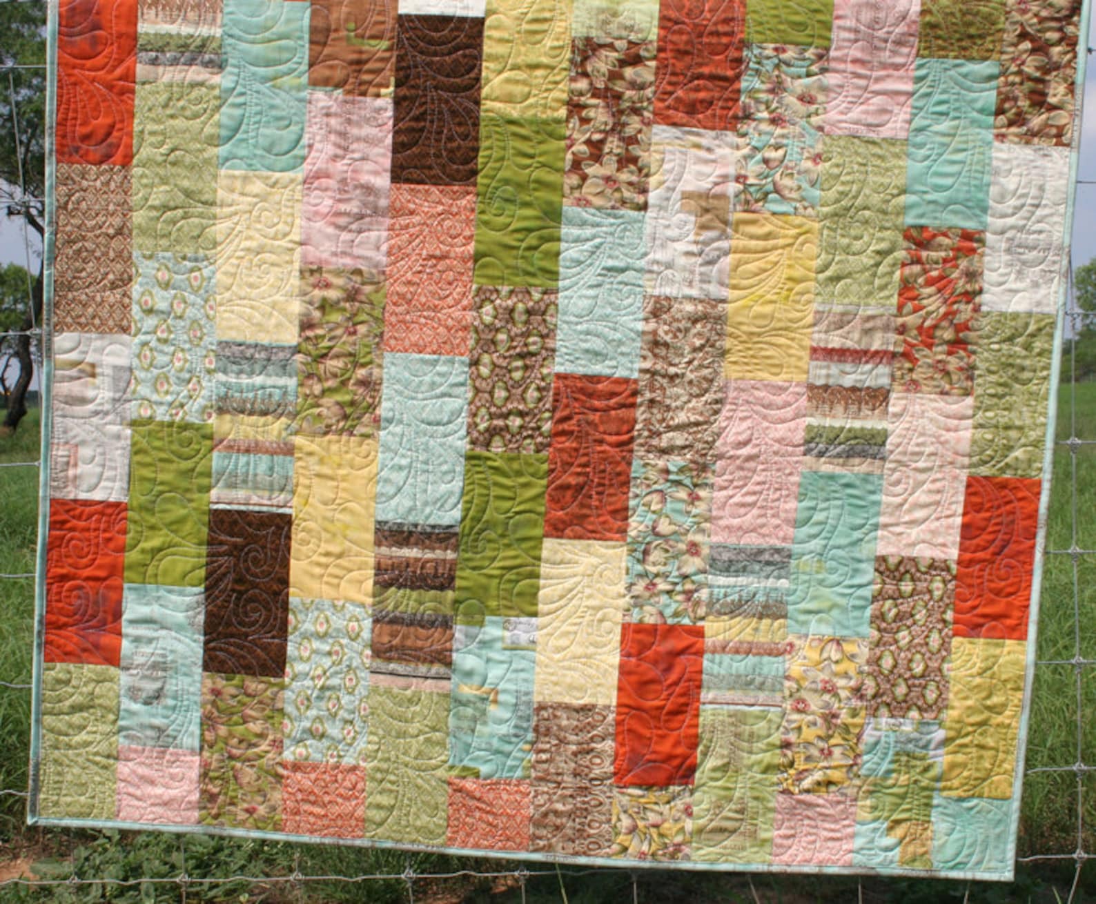 Layer Cake Quilt Pattern Pathway Baby Quilt and Throw Size Quilting ...