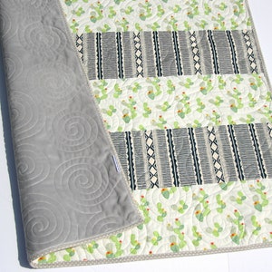 Cactus Quilt Kit, Nursery Baby Bedding, Blanket Project, Sewing Fabrics ...