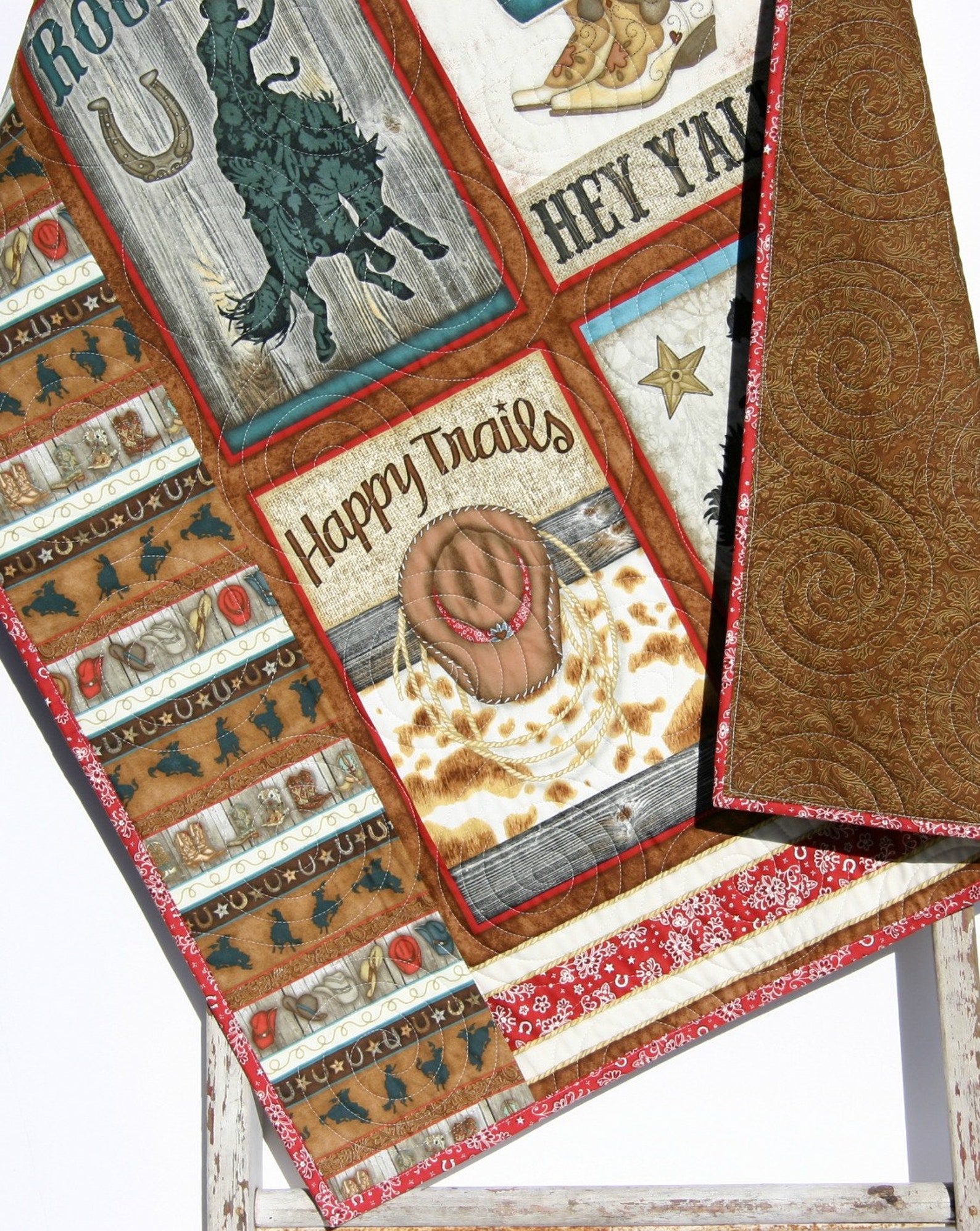 LAST ONES Rodeo Baby Quilt Kit Panel Quick Easy Beginner | Etsy