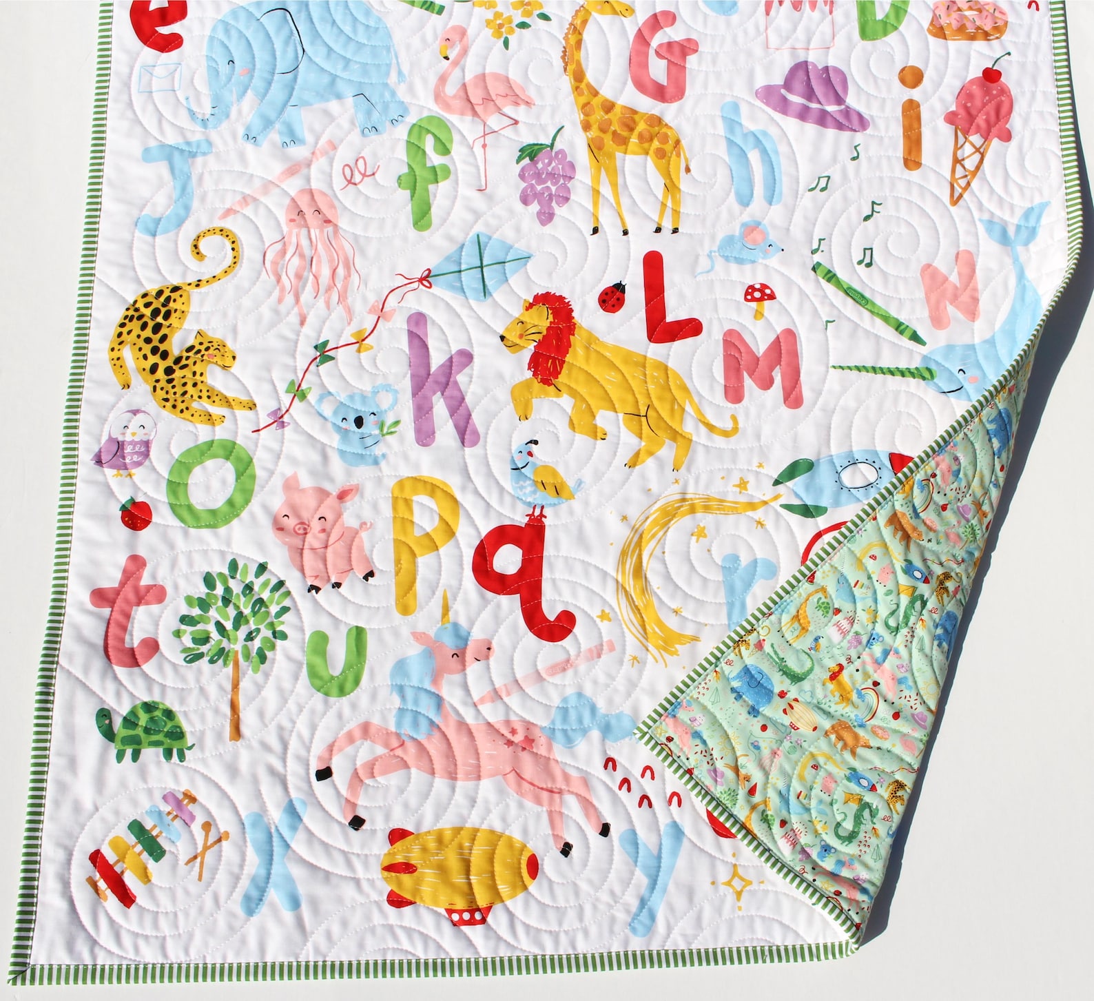 ABC Quilt Kit, Get Your Cray-on Alphabet Baby Newborn Boy or Girl ...