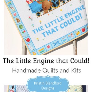 The Little Engine That Could Quilt Kit Panel Quick Easy Fun Beginner ...