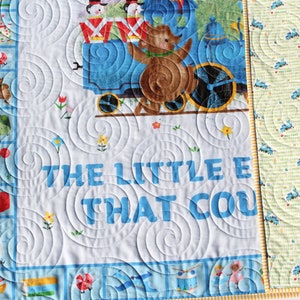 The Little Engine That Could Quilt Kit Panel Quick Easy Fun Beginner ...