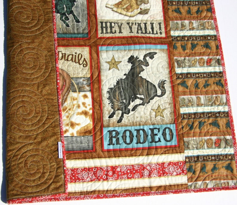 LAST ONES Rodeo Baby Quilt Kit Panel Quick Easy Beginner | Etsy
