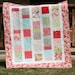 Quilt Pattern, Charmingly Sashed, Moda Charm Pack, Baby and Throw Size ...