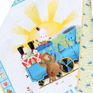 The Little Engine That Could Quilt Kit Panel Quick Easy Fun Beginner ...