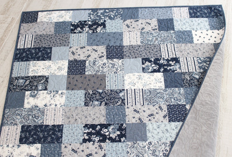 Throw Quilt Kit Layer Cake Pattern Blanket Quilt to Make - Etsy