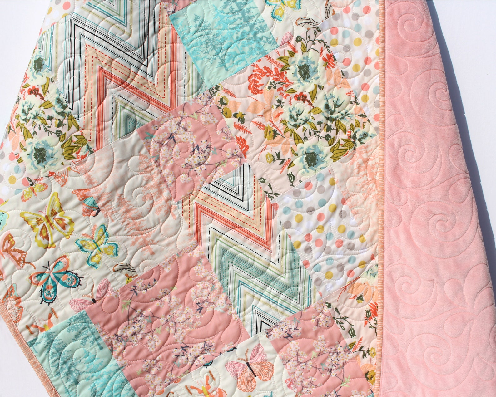 Butterfly Quilt Kit for Baby Newborn Blanket Pattern Fabrics - Etsy