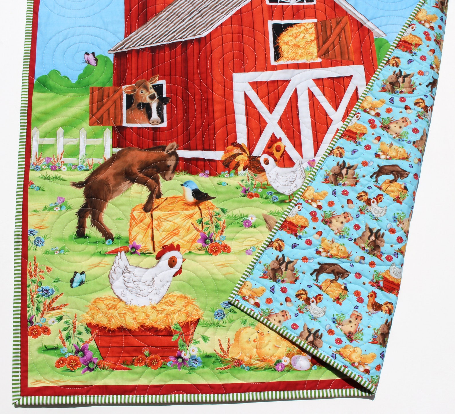 Farm Quilt Kit Panel Quick Easy Fun Beginner Project - Etsy