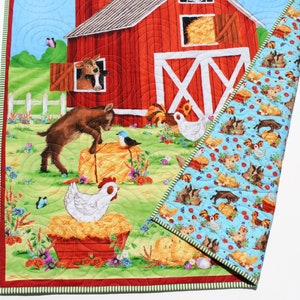 Farm Quilt Kit, Panel Quick Easy Fun, Beginner Project, Quilting ...
