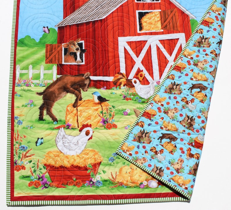 Farm Quilt Kit Panel Quick Easy Fun Beginner Project - Etsy