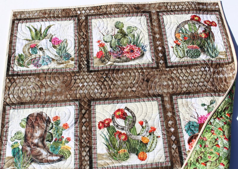 Southwest Quilt Kit Western Theme Fabric Panel Pattern - Etsy