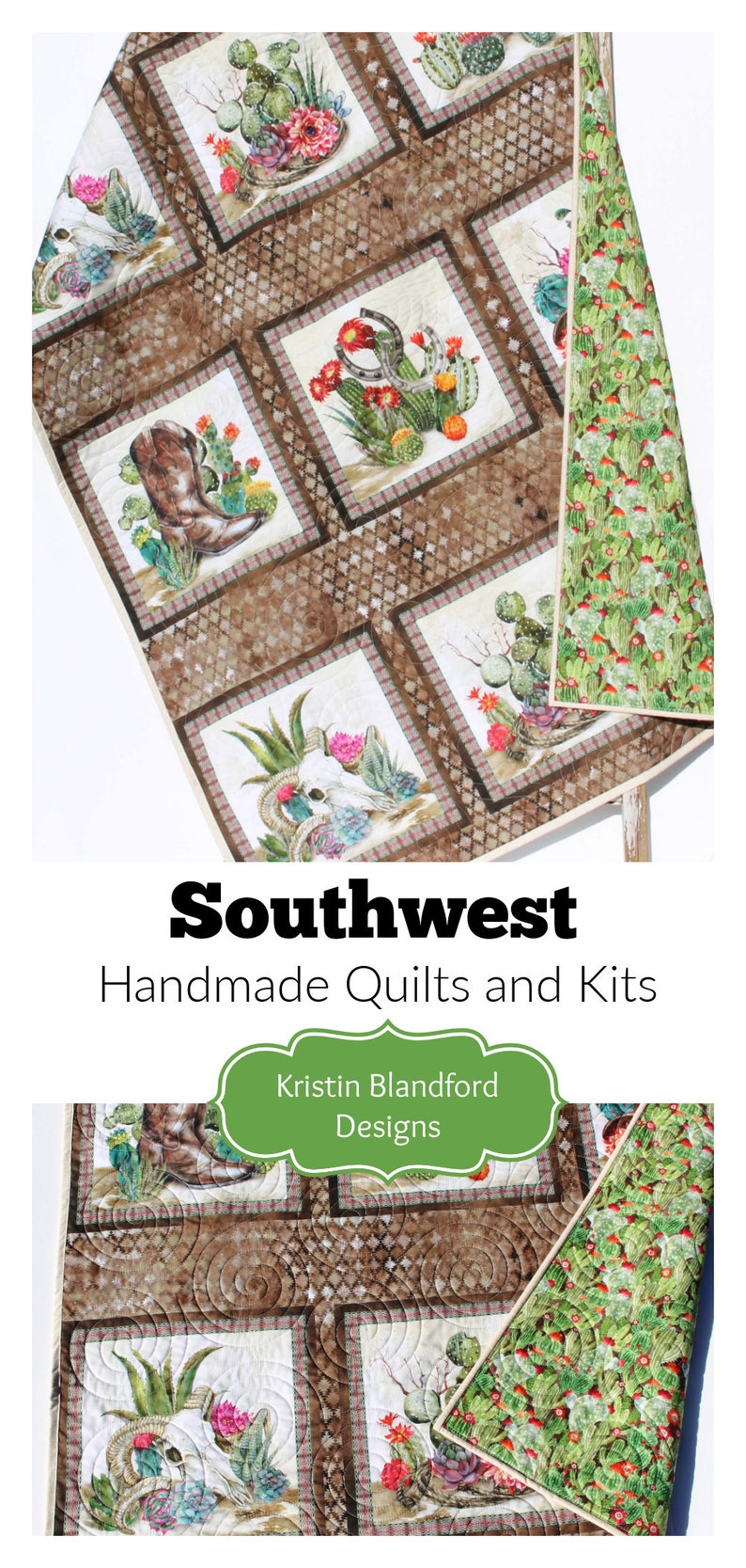 Southwest Quilt Kit Western Theme Fabric Panel Pattern - Etsy