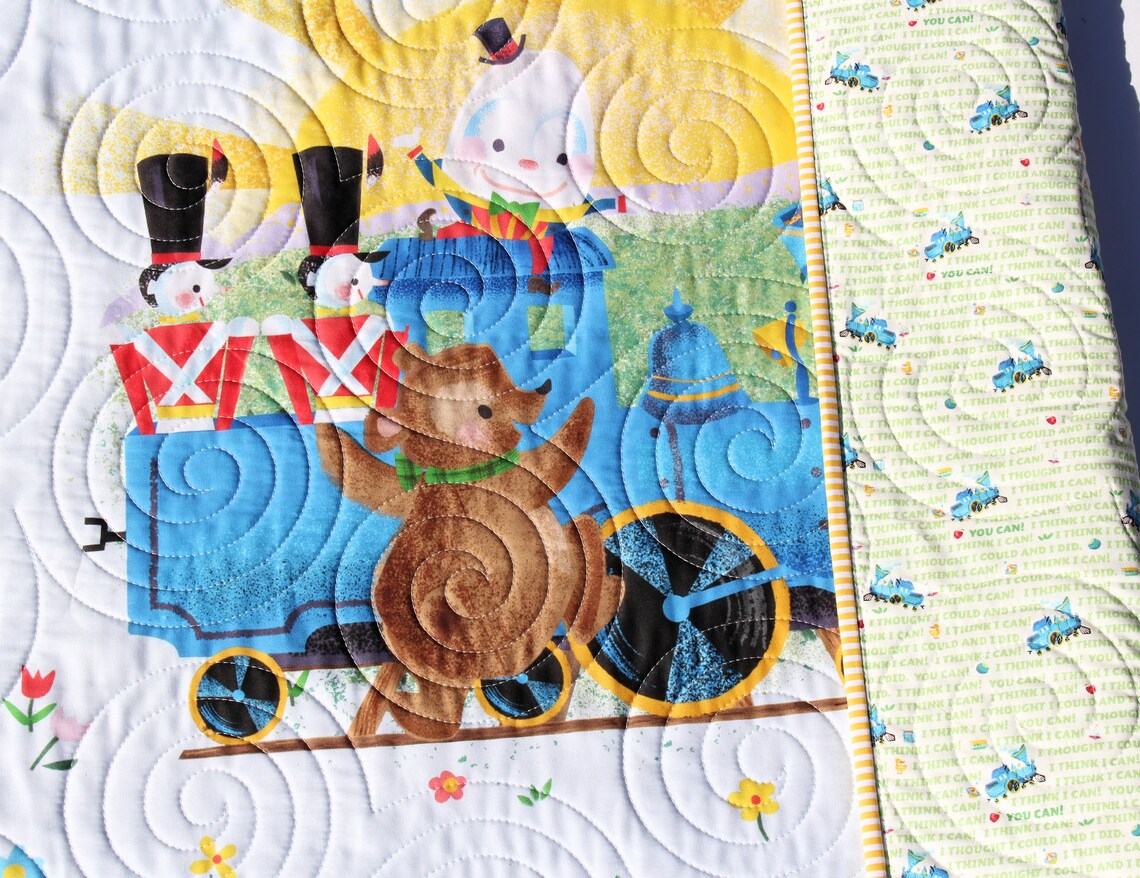 The Little Engine That Could Quilt Kit Panel Quick Easy Fun - Etsy