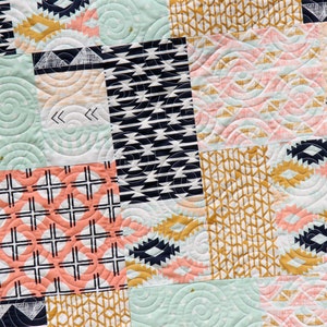 Arizona Quilt Kit, Tribal Baby Bedding Blanket Project, April Rhodes ...