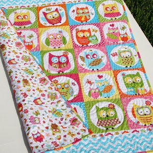 Owl Quilt Kit, Girl Whoo Loves You, Northcott, Michele Scott, Panel ...