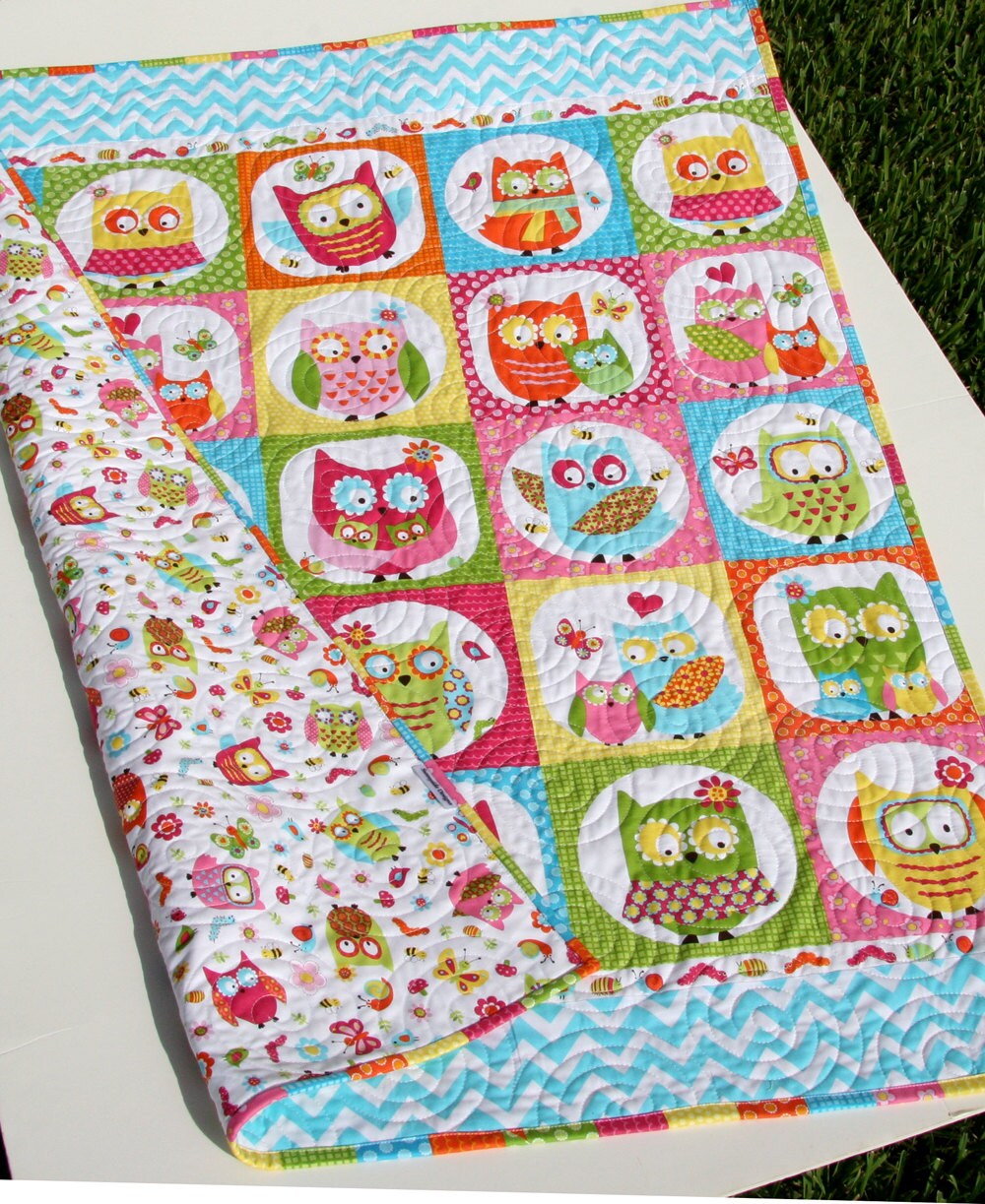 Owl Quilt Kit Girl Whoo Loves You Northcott Michele Scott - Etsy