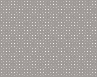 Grey Pin Dot Fabric - Etsy