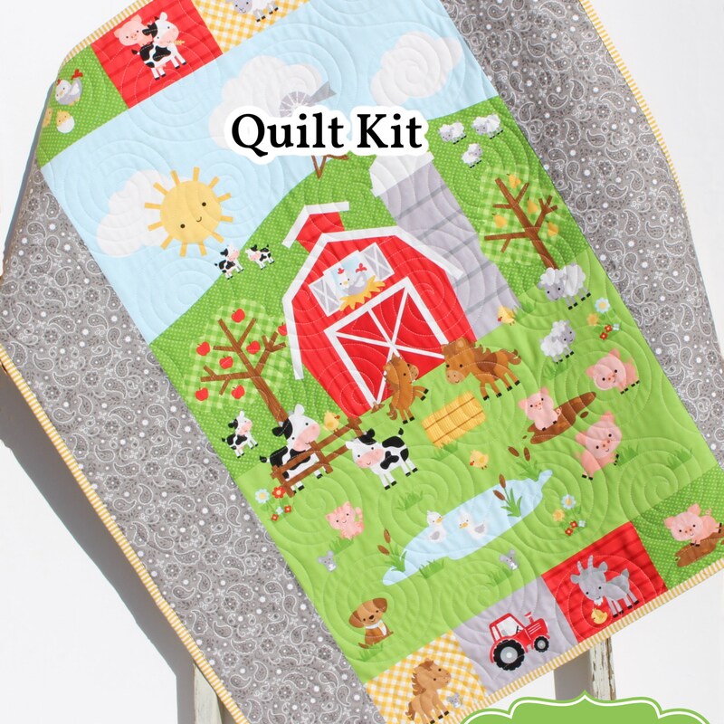 Farm Sweet Farm Quilt Kit - Etsy