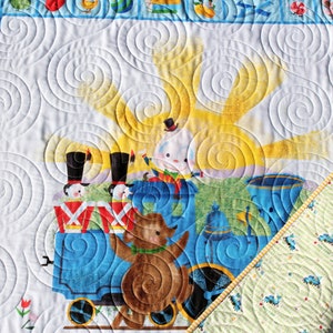 The Little Engine That Could Quilt Kit Panel Quick Easy Fun Beginner ...