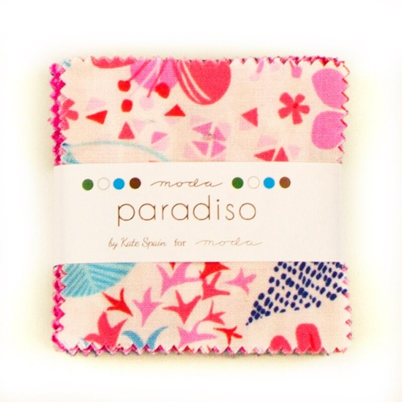 Paradiso Moda Mini Charm Pack Kate Spain Precut 2.5 inch | Etsy