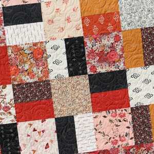 Throw Quilt Kit Layer Cake Pattern Blanket Quilt to Make Yourself ...