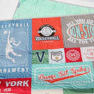Volleyball Quilt Kit, Varsity Sports Throw Blanket, Sewing Project ...