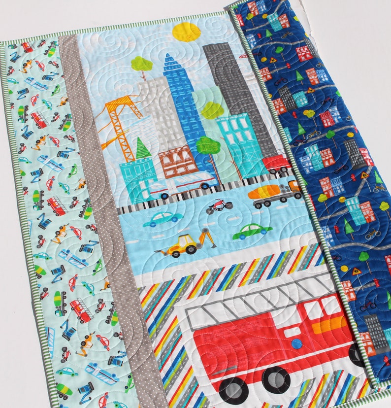 Transportation Quilt Kit Baby Boy Panel Quick Easy Fun - Etsy