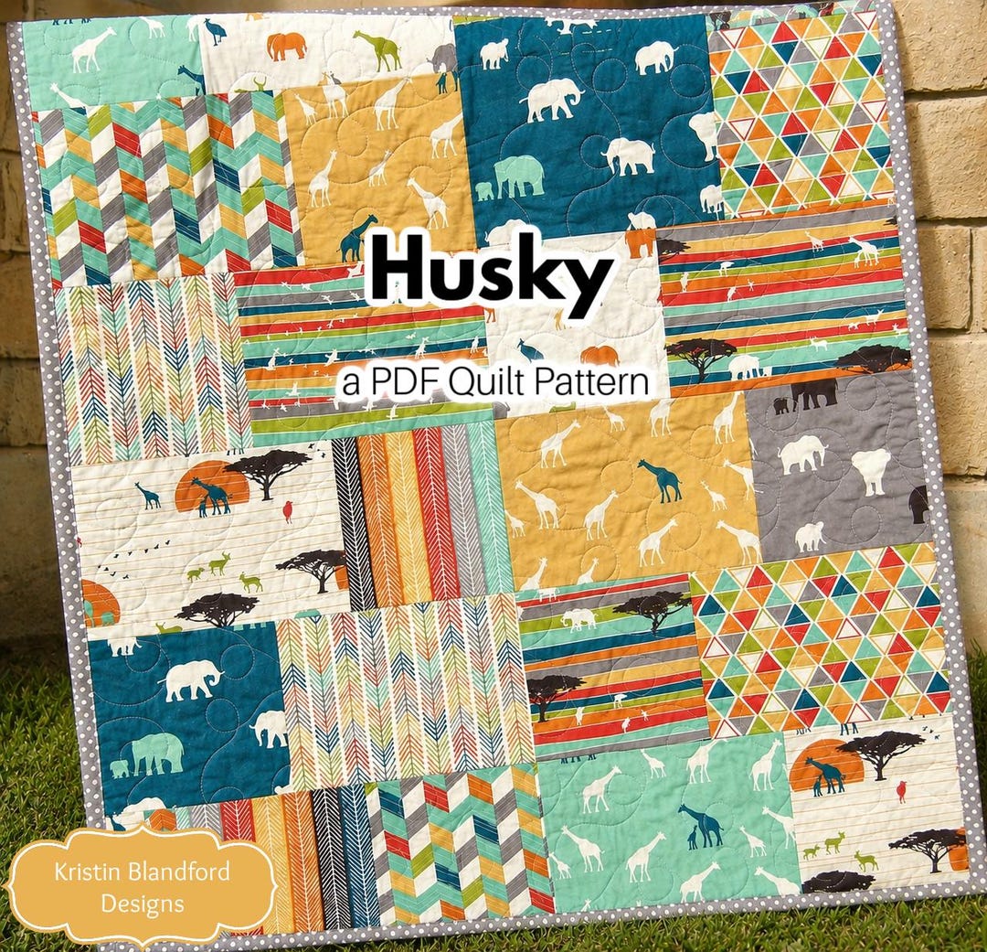 Big Block Fat Quarter Quilt Pattern PDF – Easy Beginner Quilt Pattern ...