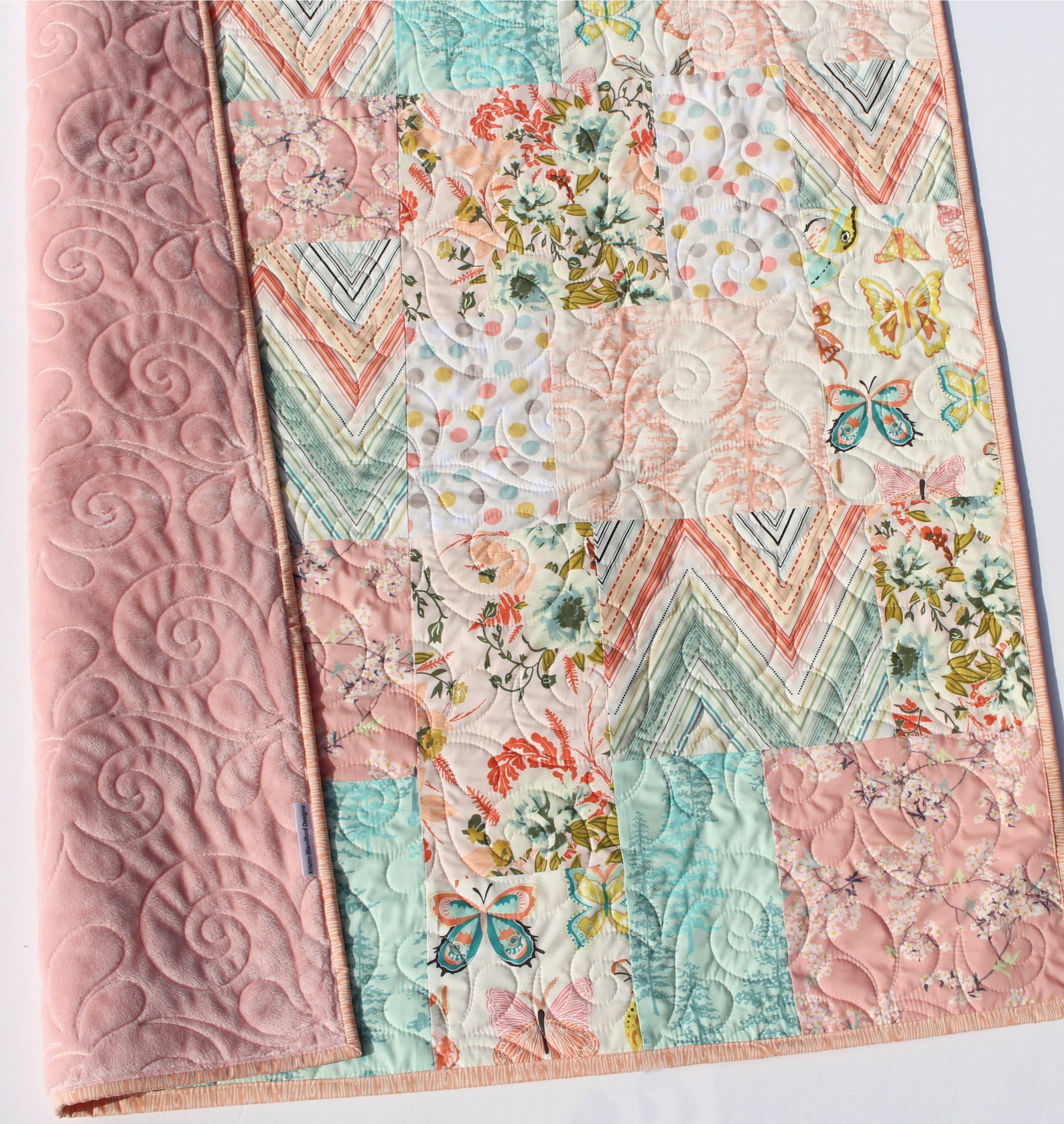 Butterfly Quilt Kit for Baby Newborn Blanket Pattern Fabrics - Etsy